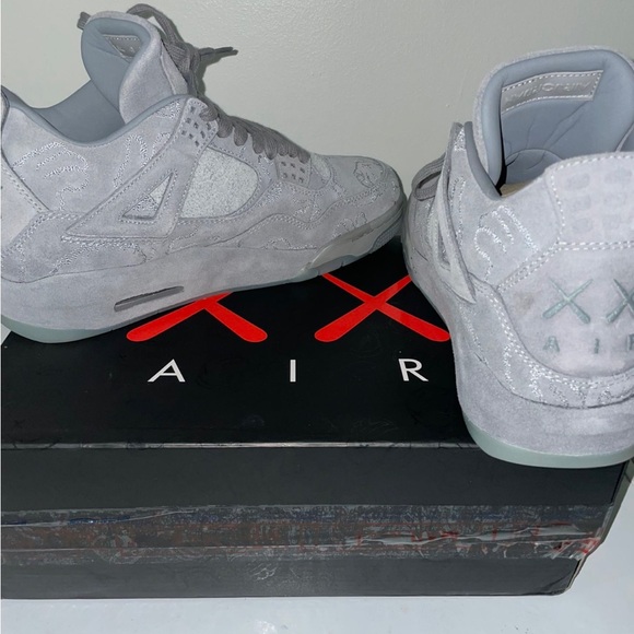 Jordan | Shoes | Kaws X Jordan 4 Retro Cool Grey | Poshmark